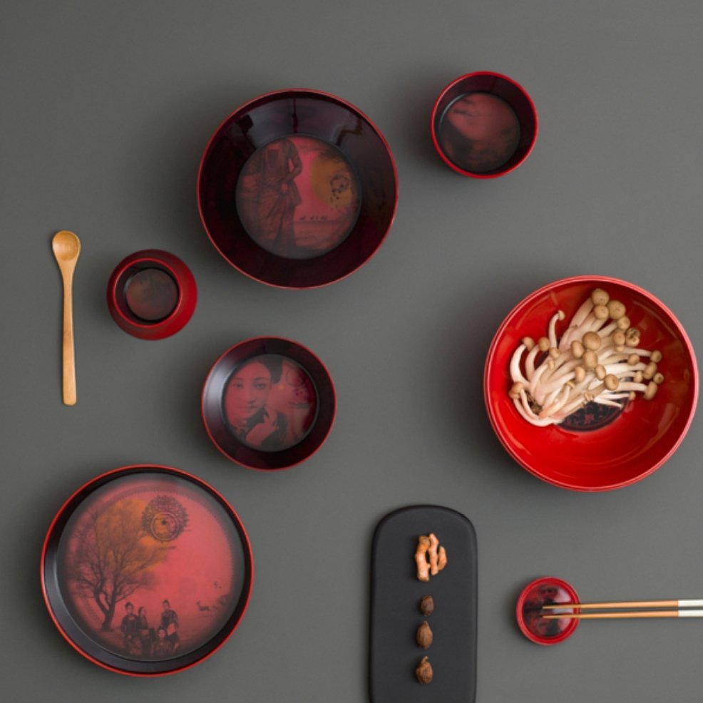Ibride Ming China Red Dinnerware Set – SuperMatique